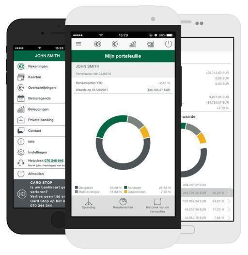 Uw Private Banking-portefeuille online | Nagelmackers